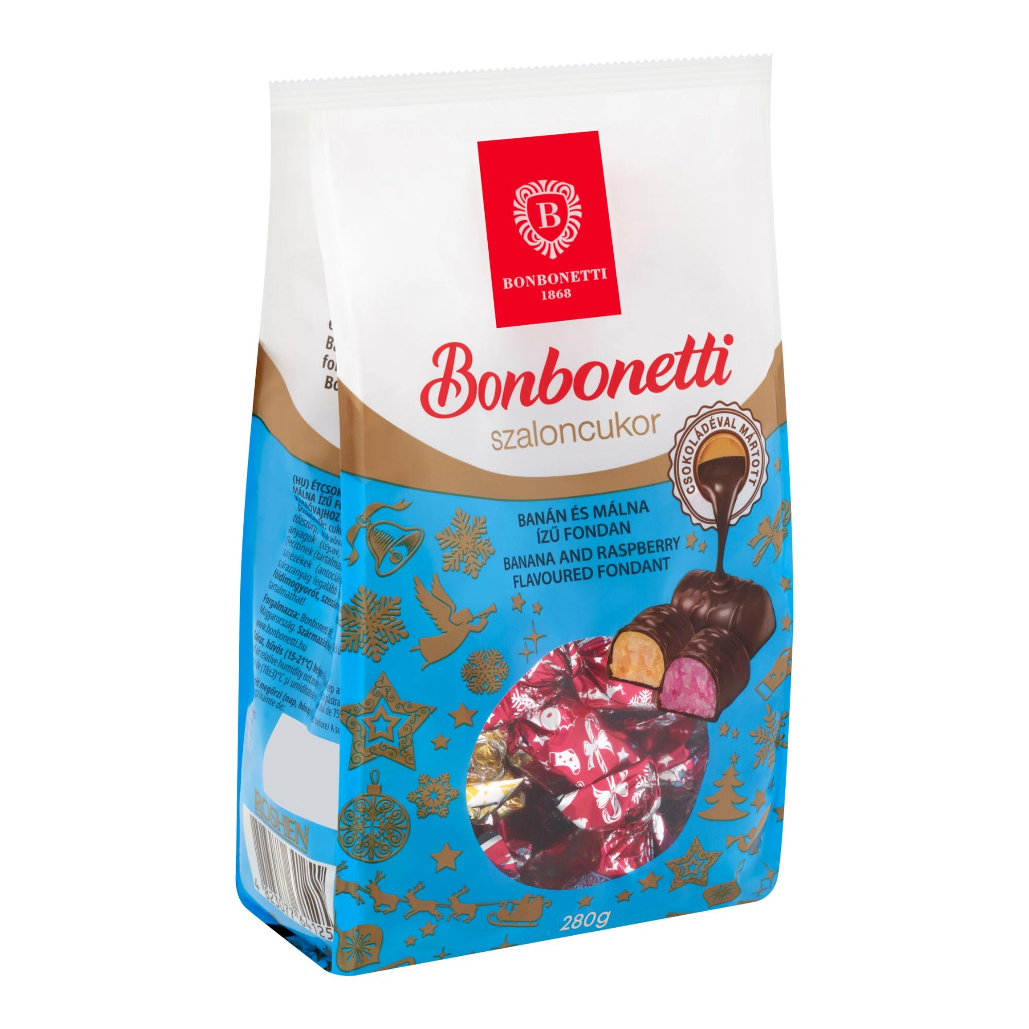 BONBONETTI Szaloncukor Christmas Candy - Banana and Raspberry Flavor ...