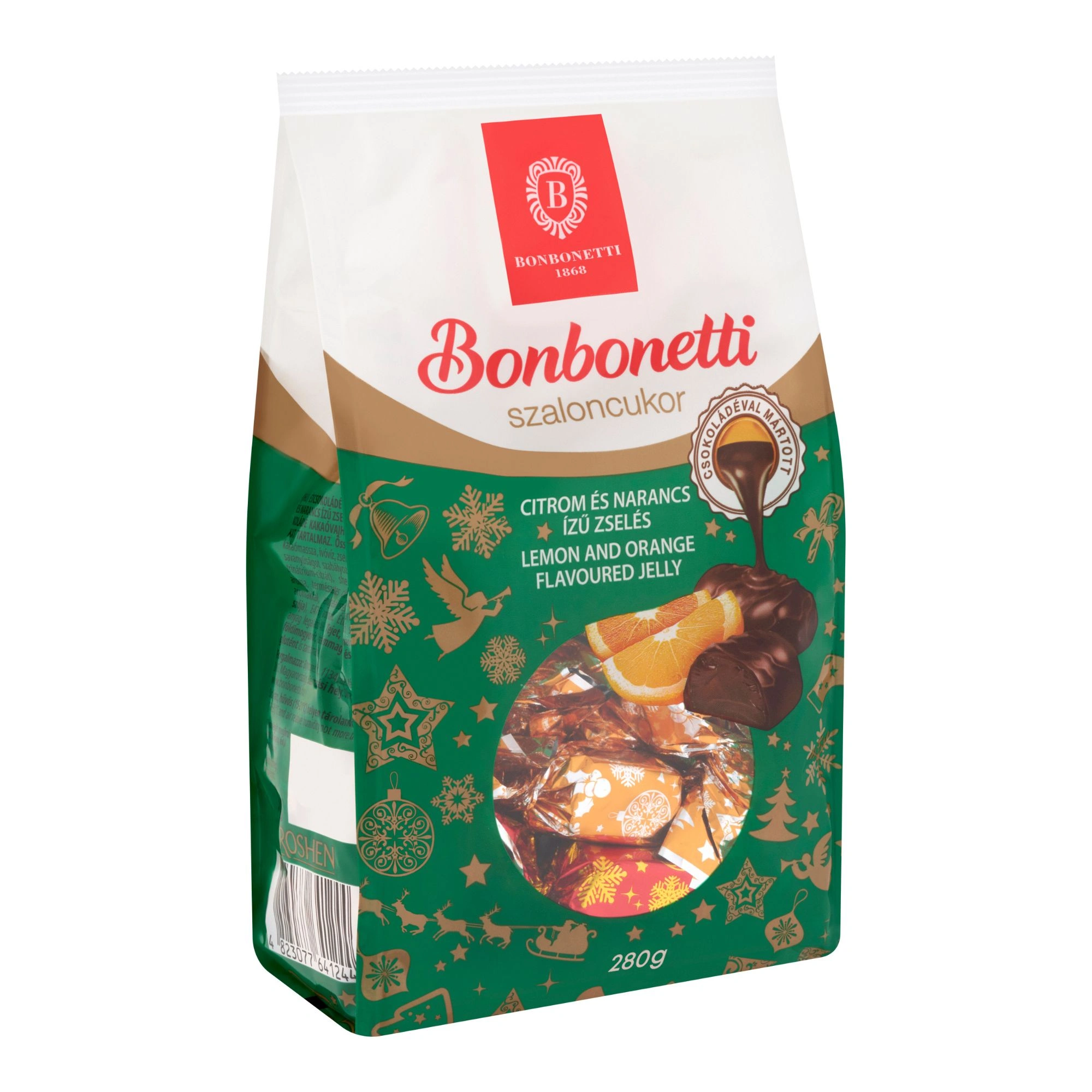 BONBONETTI Szaloncukor Christmas Candy - Citrus Jelly Flavor 280g / 9 ...